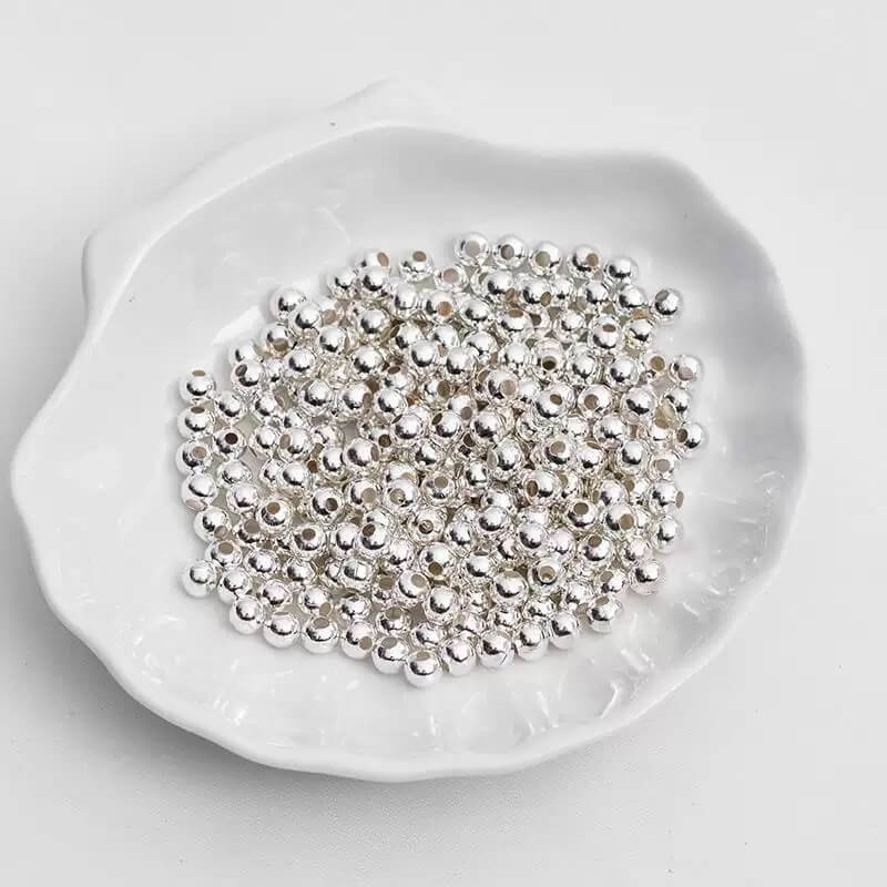 4mm Gold & Silver Spacer Beads - Martha DIY Beads & Jewelry Shop | Marthax